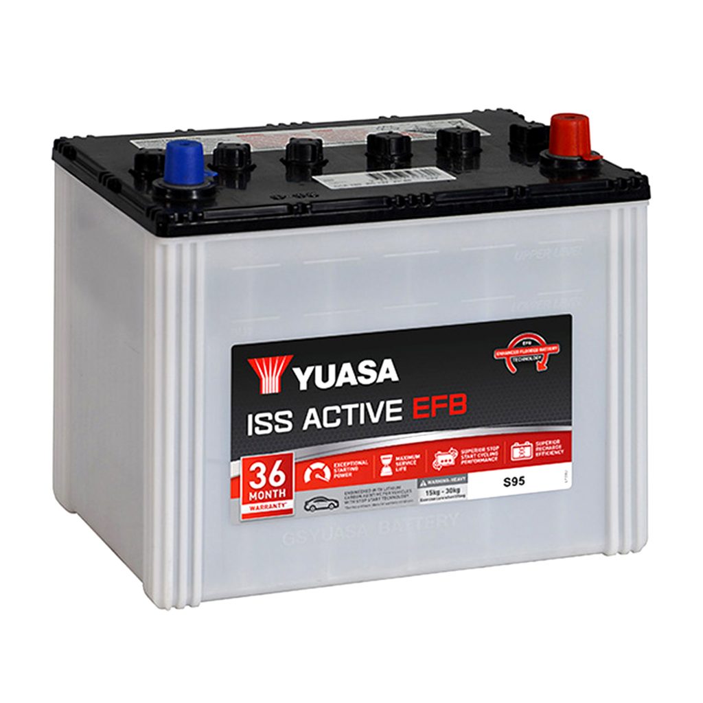 Bateria YUASA S95 ISS ACTIVE EFB 68ah 760cca Isuzu DMax
